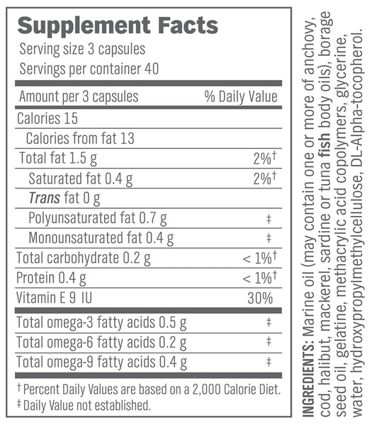 Omega-Slim Essential Fatty Acids with GLA – 120 count – SlimGenics-Direct